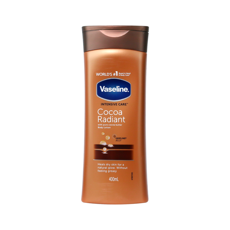 Vaseline Intensive Care Cocoa Radiant Non Greasy Body Lotion 400ml ...